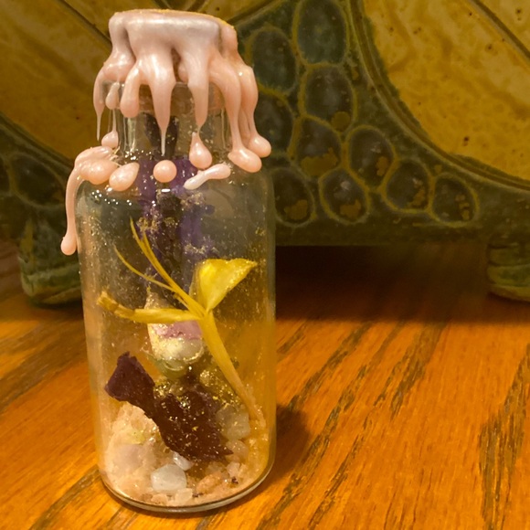 Accents | Litha Summer Fairy Intention Jar Witch Bottle | Poshmark